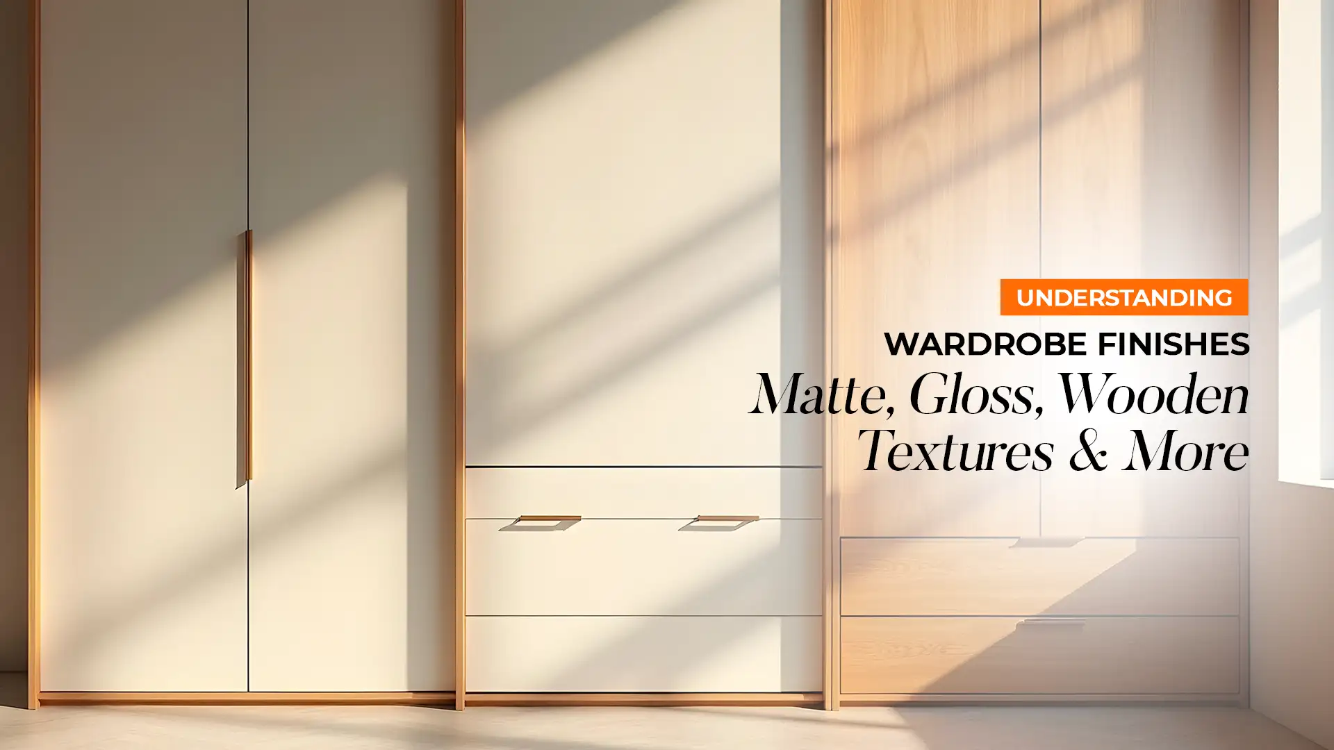 Wardrobe Finish Types Explained: Matte, Gloss & More