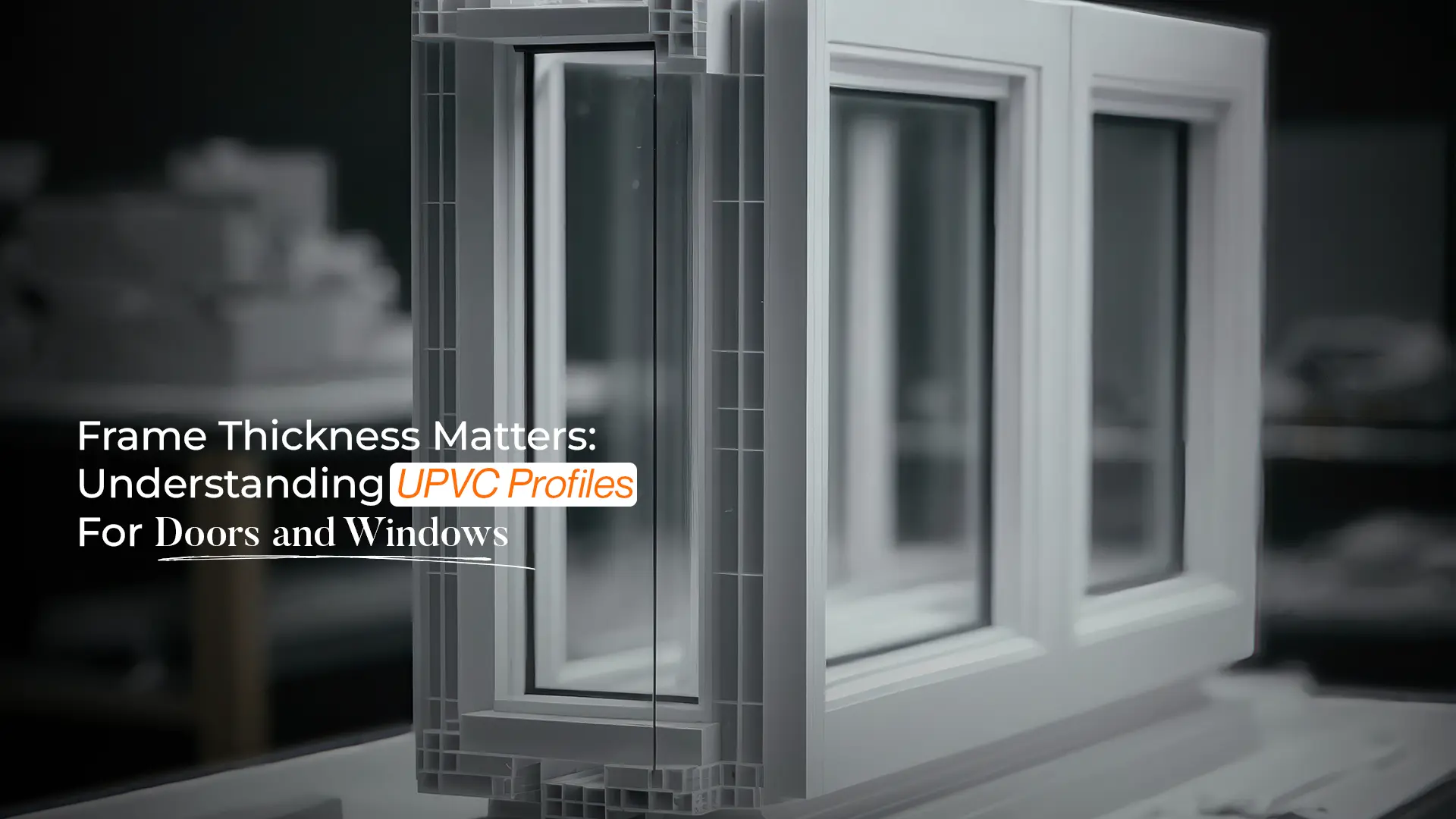 Why Frame Thickness Matters in uPVC Doors and Windows